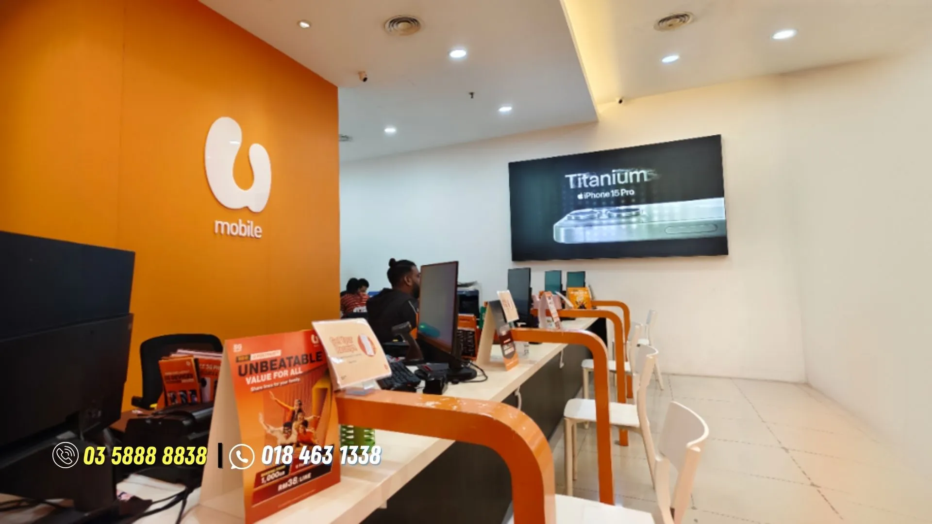 U Mobile Customer Service for Business | 018 4631338