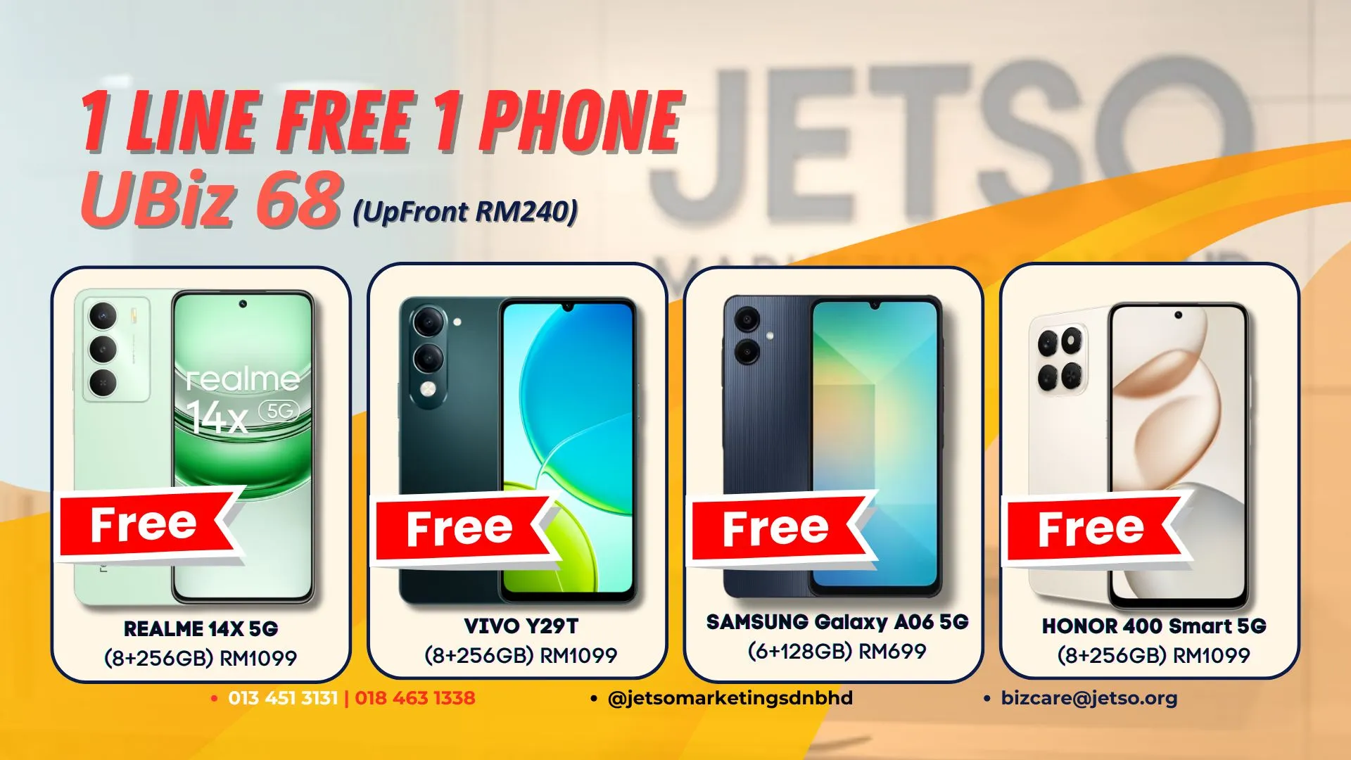 Get a Free 5G Phone with U Mobile Business Postpaid Plan